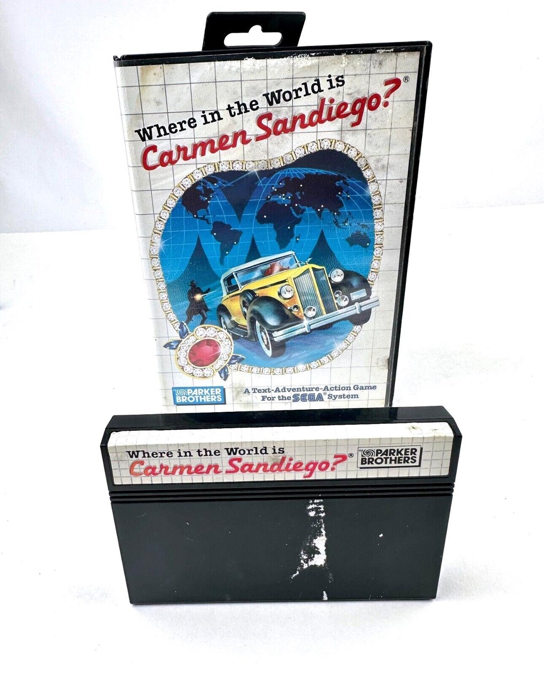 Vntg Where in the World is Carmen Sandiego? Sega Master System 1988 ...