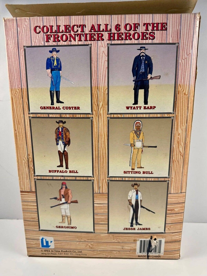 Vintage 1993 GERONIMO 12” Posable Action Figure #93107 Frontier Heroes ...
