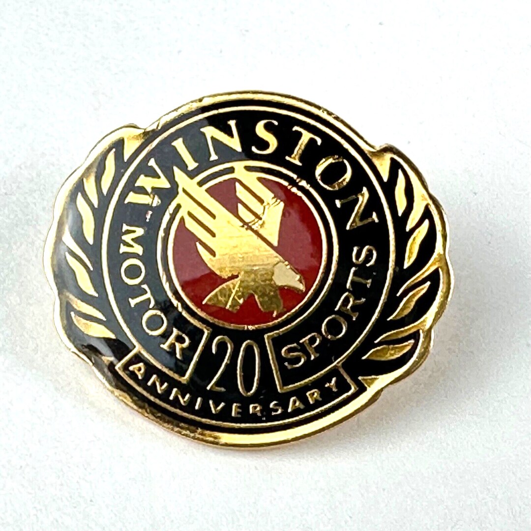 Vintage 1991 Winston Motor Sports 20 Year Anniversary Lapel / Hat Pin ...