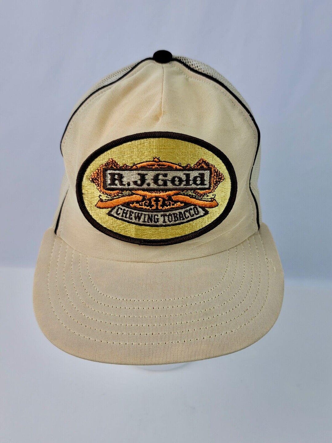 Vintage RJ Gold Chewing Tobacco Trucker Hat Cap Advertising - Etsy