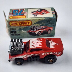 Lot 1970's Matchbox Cars W/ Boxes Red Rider Londoner Mobile Home ...
