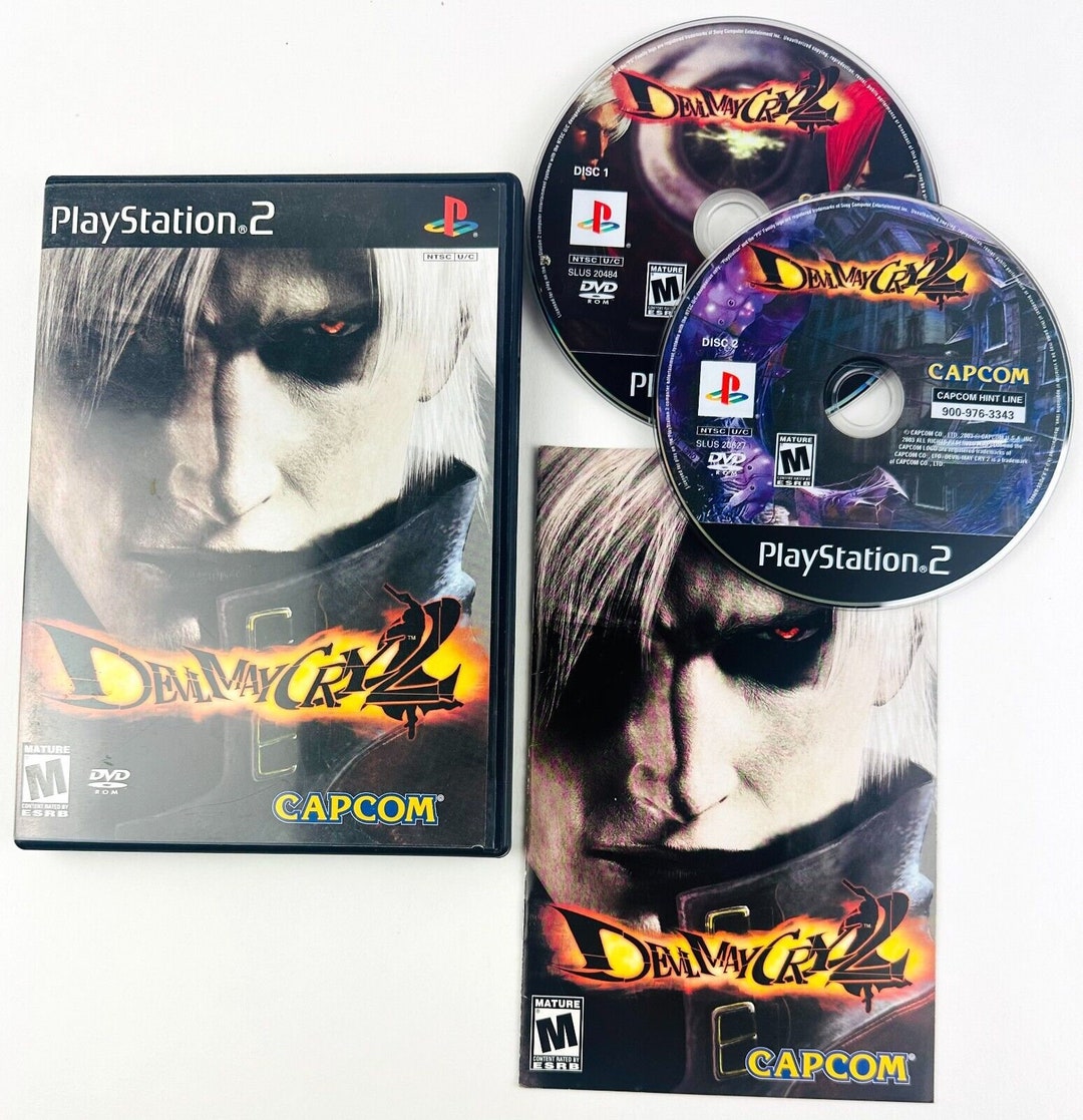 Devil May Cry 2 Sony Playstation 2 PS2 Complete 2 Discs Manual Case ...