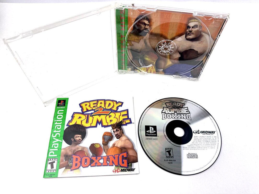 PS1 - Ready 2 Rumble Boxing (sony Playstation 1) 1999 Complete Case ...