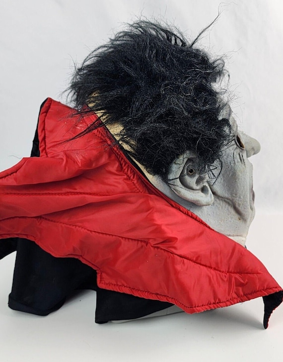 Adult Vampire Dracula Halloween Mask Full Head w/ Red… - Gem