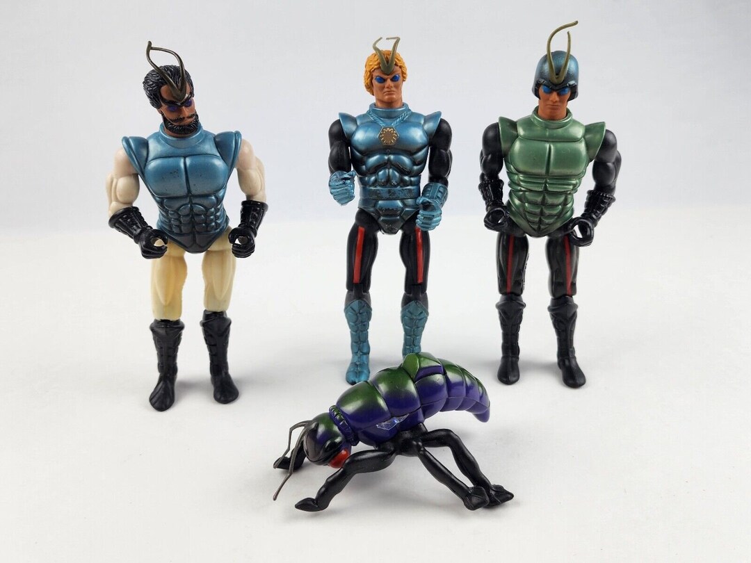 Vintage 1984 Coleco Sectaurs Dargon Mantor Zak Bitaur Action Figure Lot ...