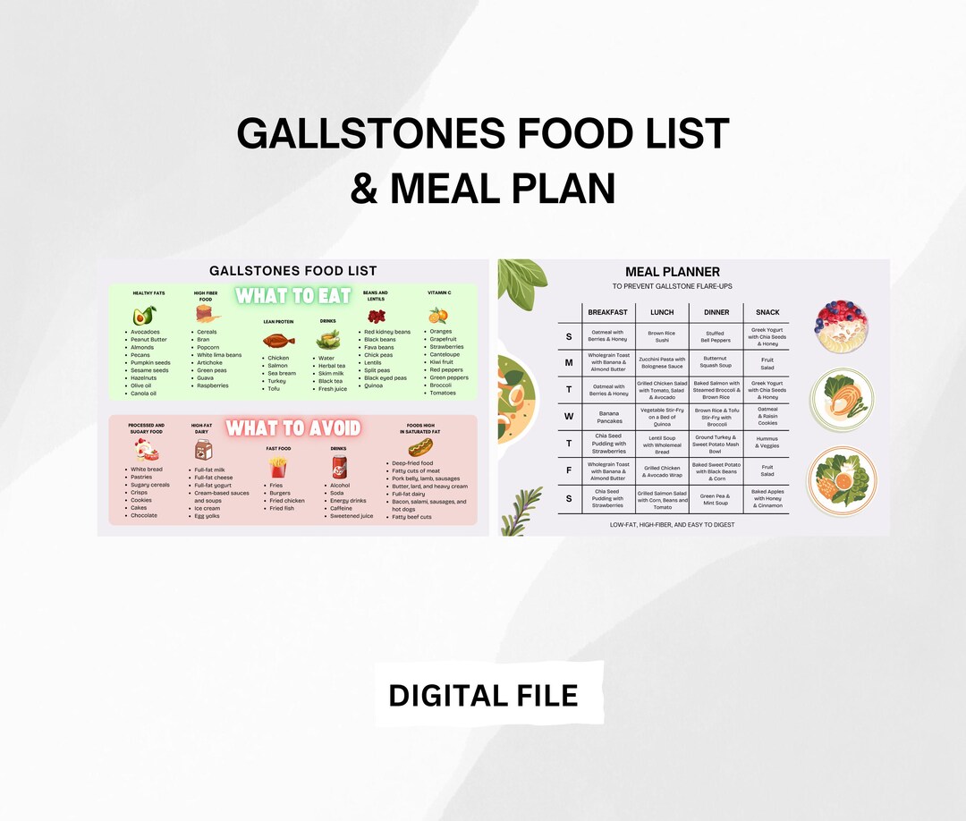 Cholelithiasis Diet Gallstone Food List, Gallstones Diet, Gallstones ...