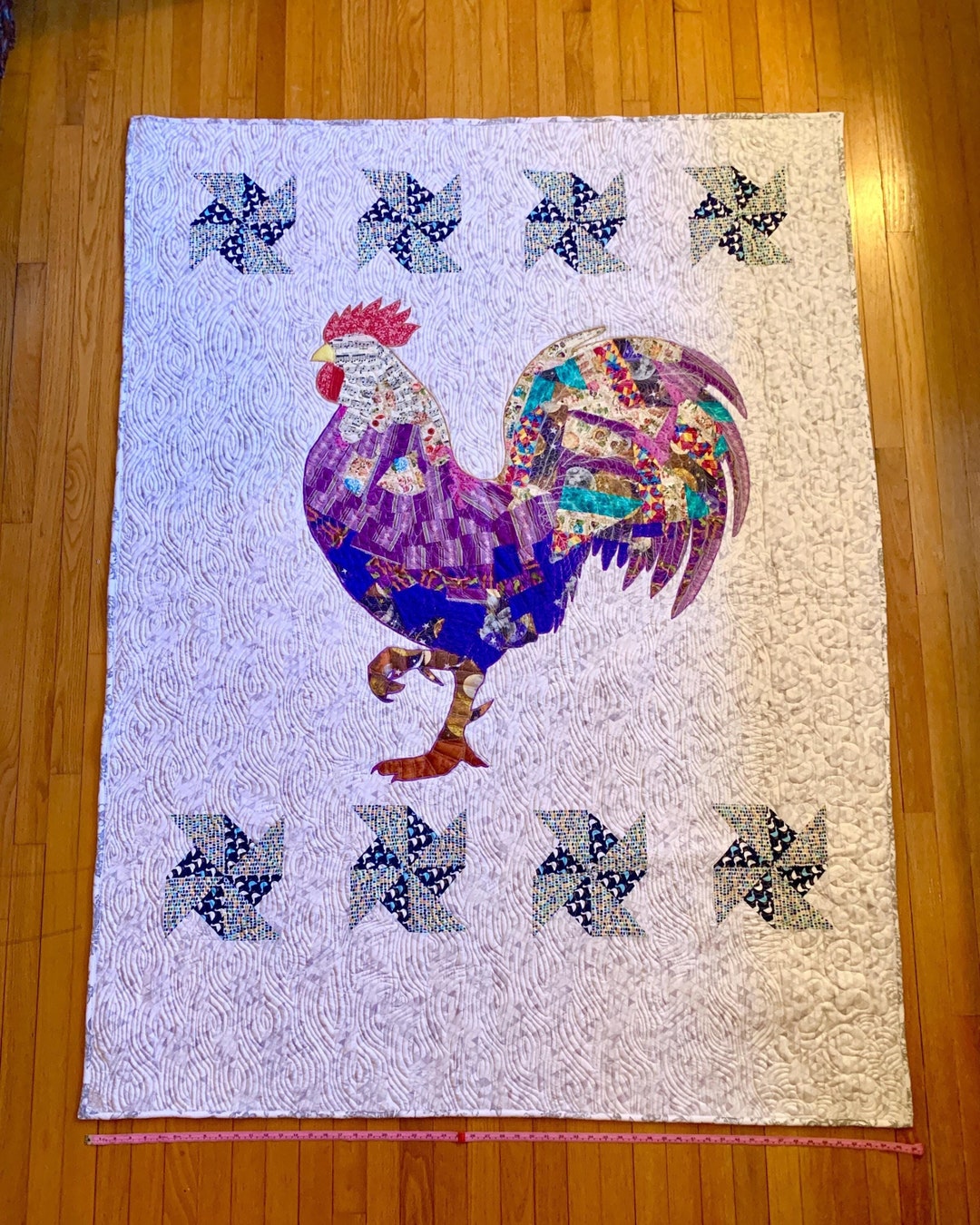 Rooster Quilt, Wall Decor, Chicken Quilt - Etsy