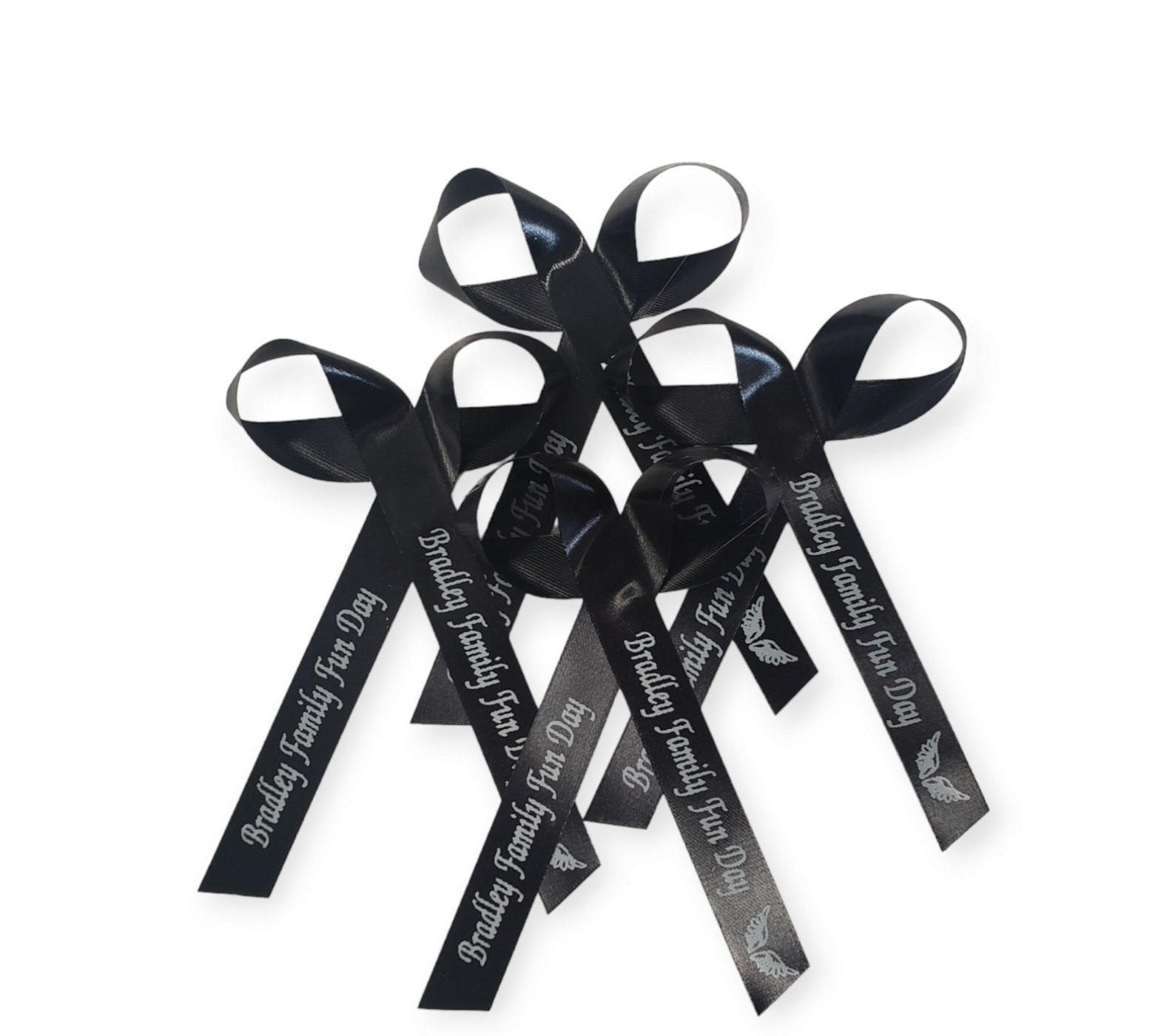 Personalized Ribbon Bows Wedding Bridal Shower Baby Shower Celebration ...