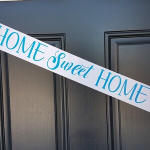 Personalized Welcome Home Door Sash - Custom Housewarming Decor - Etsy