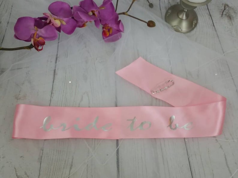 Personalized Bridal Shower Sash Bride to Be for Engagement | Etsy