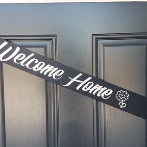 Personalized Welcome Home Door Sash Housewarming Real Estate Agents Buy ...
