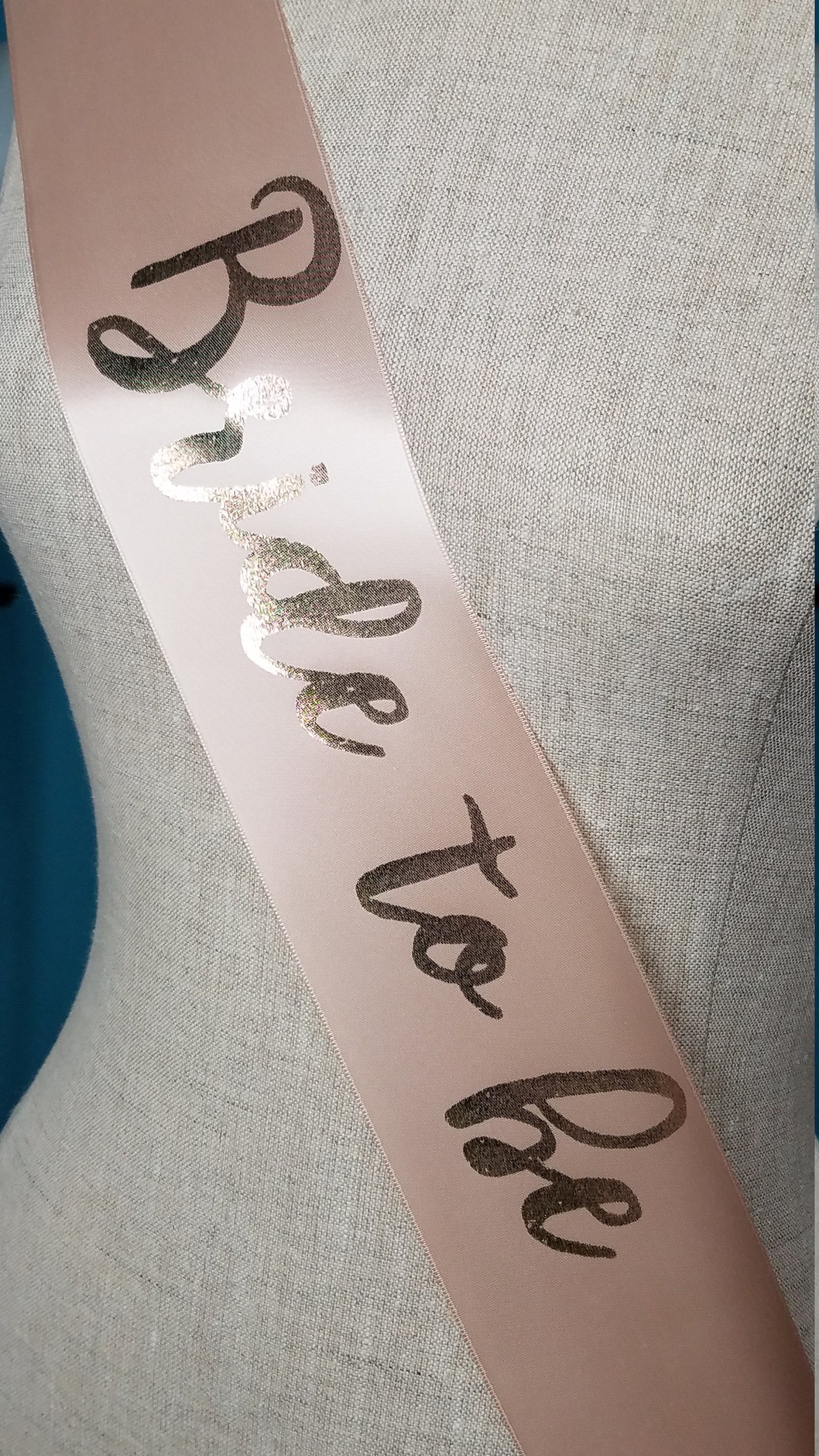 Personalized Bride to Be Sash – Satin Bridal Shower, Bachelorette Party ...