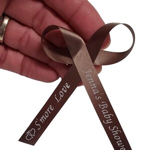 Baby Shower Ribbons Personalized Baptism Assembled & Custom Wording ...