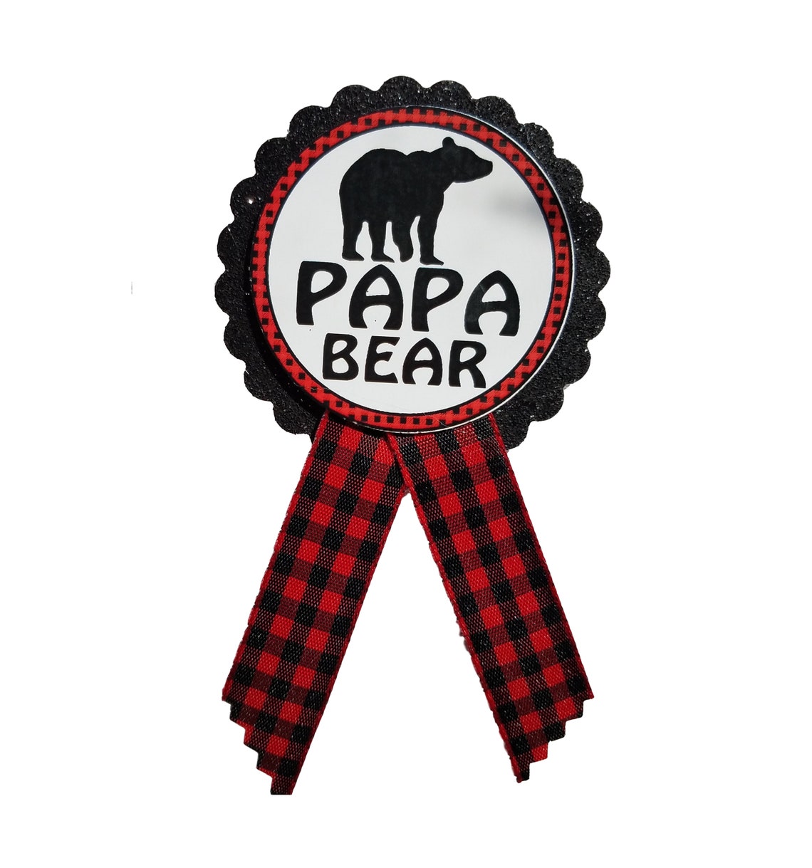 Mama & Papa Bear Baby Shower Sash Pin to Wear at Woodland Shower or ...