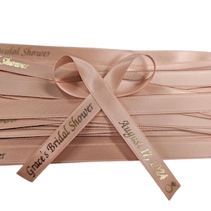 Personalized Ribbons Bridal Shower Wedding Birthday Party Baby Shower ...