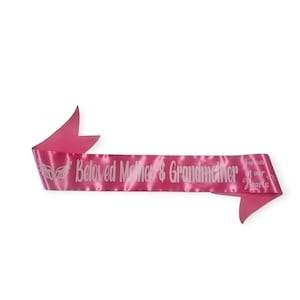 Personalized Memorial Funeral Sash Ribbon or Celebration of Life in ...