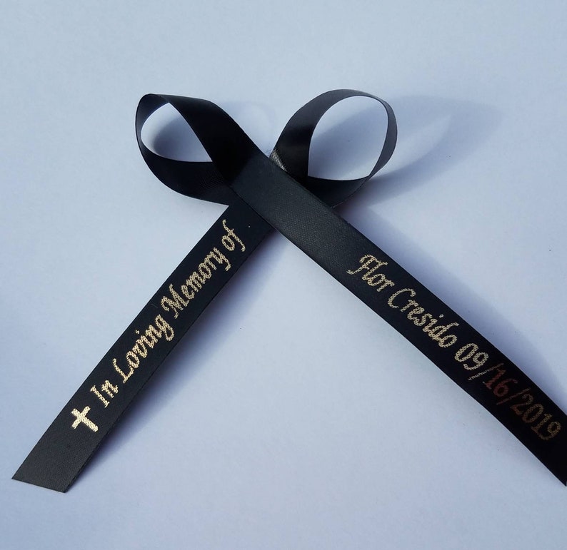Personalized Memorial Ribbons for Celebration of Life Party - Etsy
