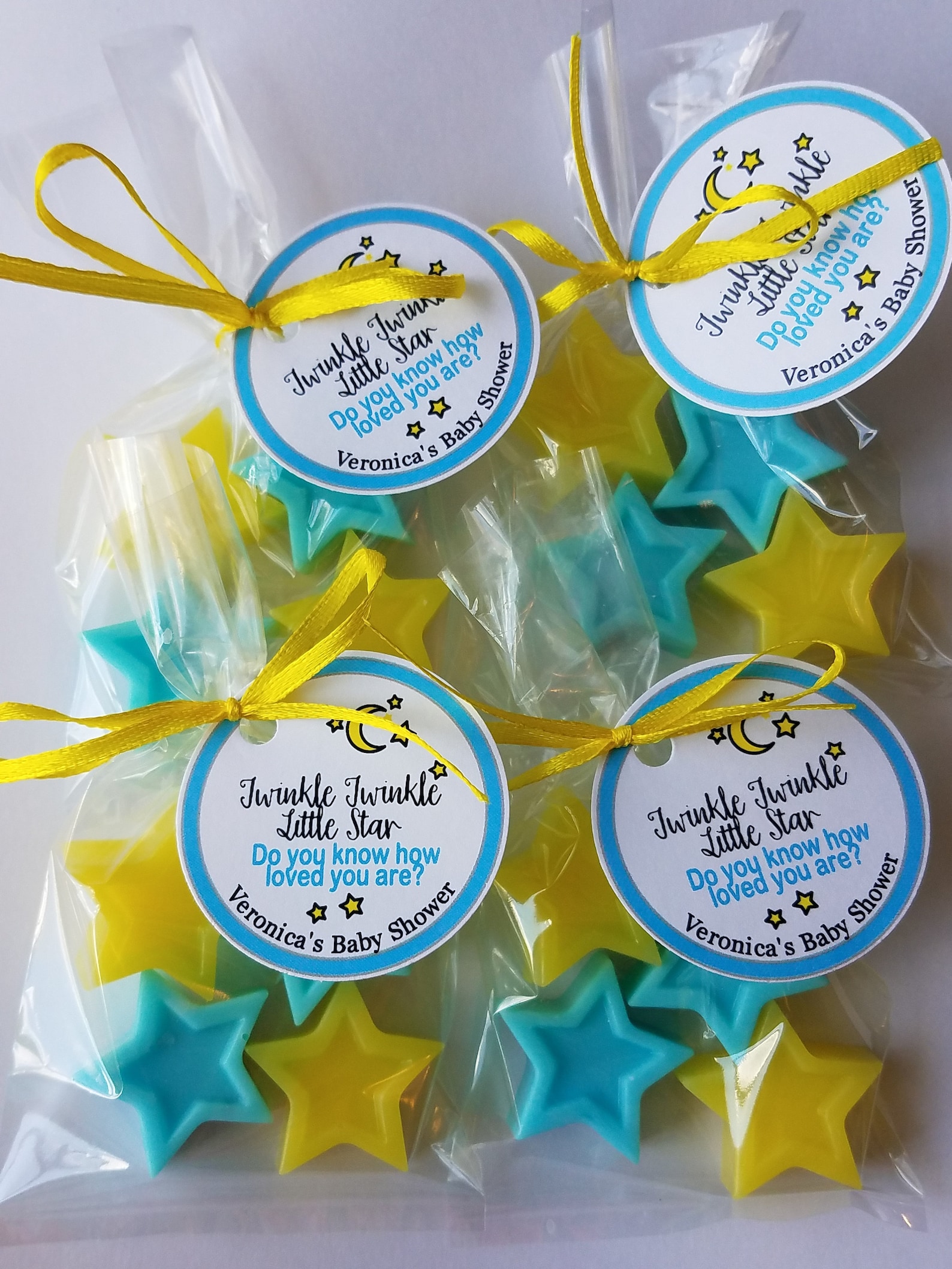 Personalized Twinkle Little Star Baby Shower Favors Gender - Etsy UK