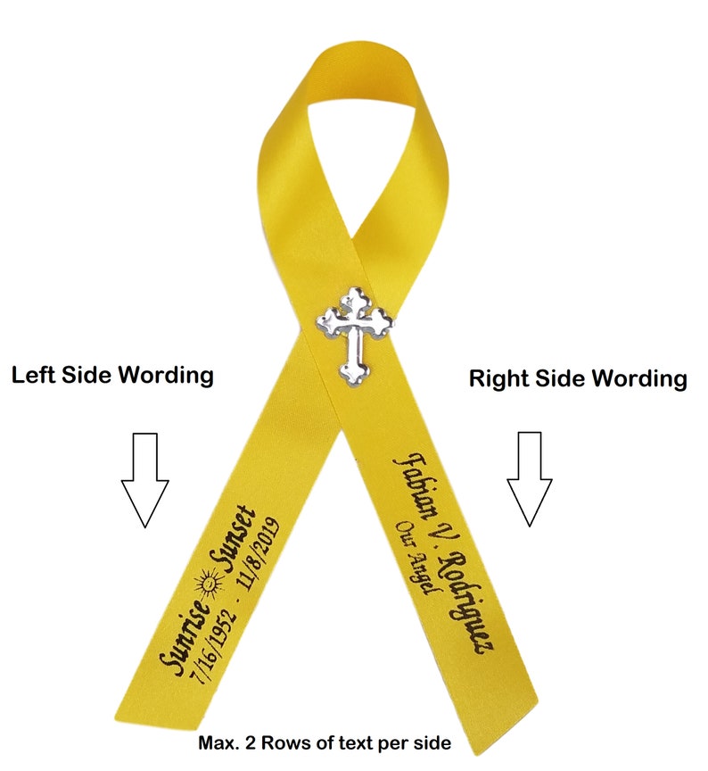 Personalized Baptism Ribbon Pins for Christening Dedication With Custom ...