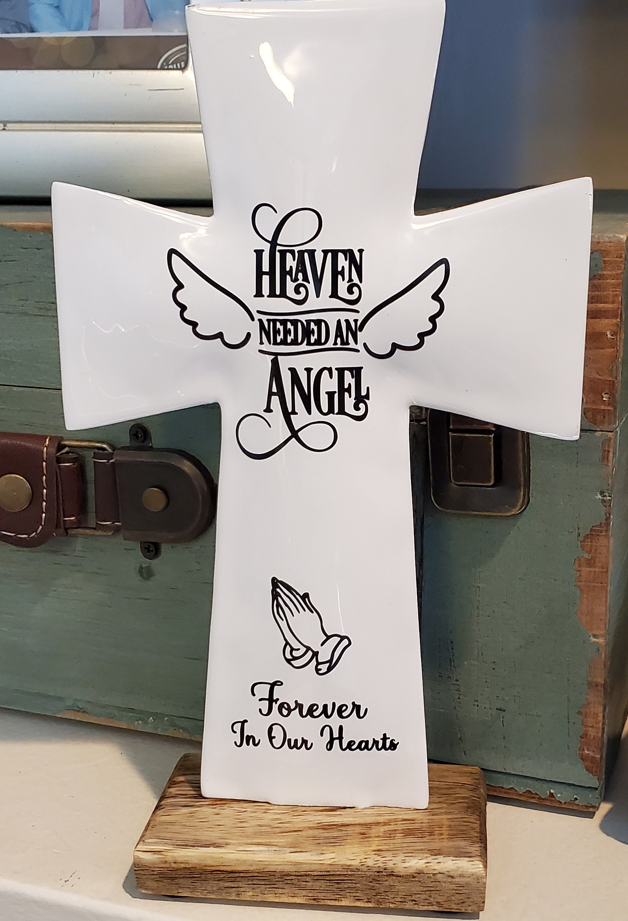Personalized Memorial Gift Cross for Funeral or Celebration of | Etsy