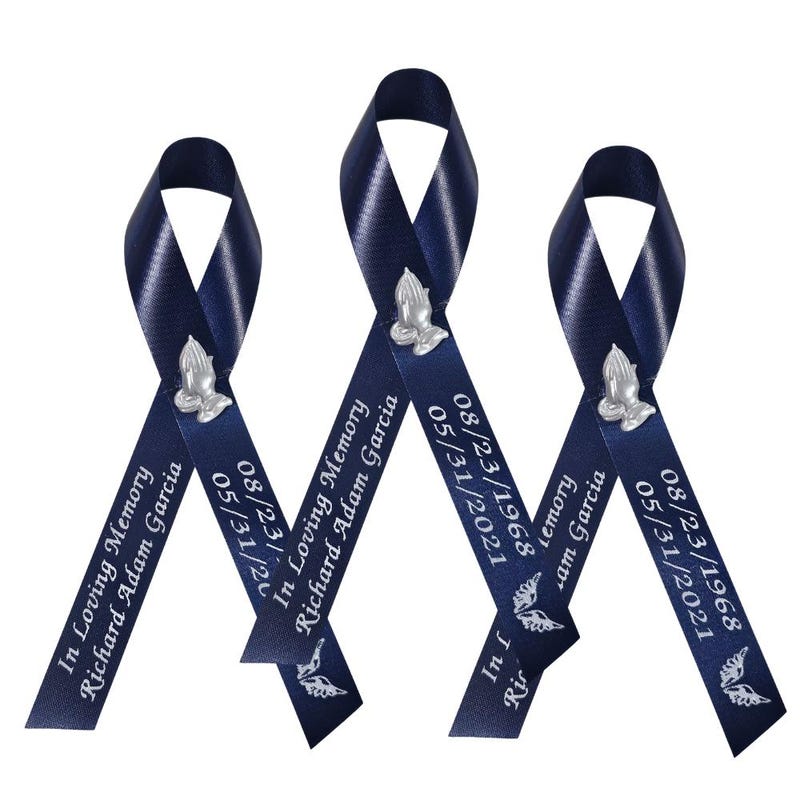 Custom Sympathy Ribbons - Etsy