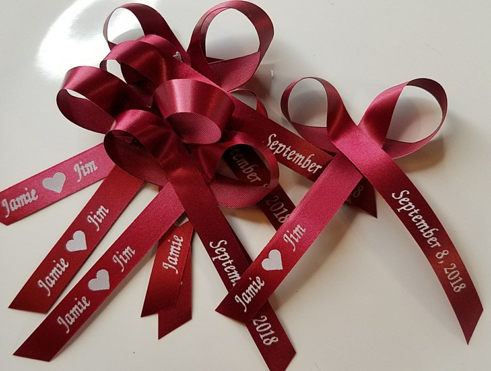 Personalized Ribbons Bridal Shower Birthday Party Wedding - Etsy