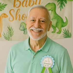 Dinosaur Mommy to Be Gender Reveal - Baby Shower Sash Sprinkle With Pin ...