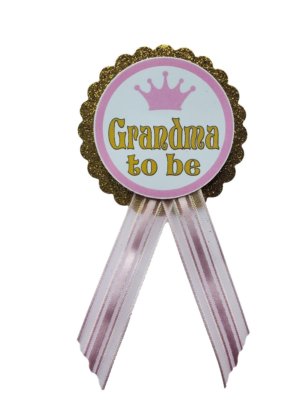 Personalized Princess Baby Shower Pin Pink Gold Pin for Dad - Etsy