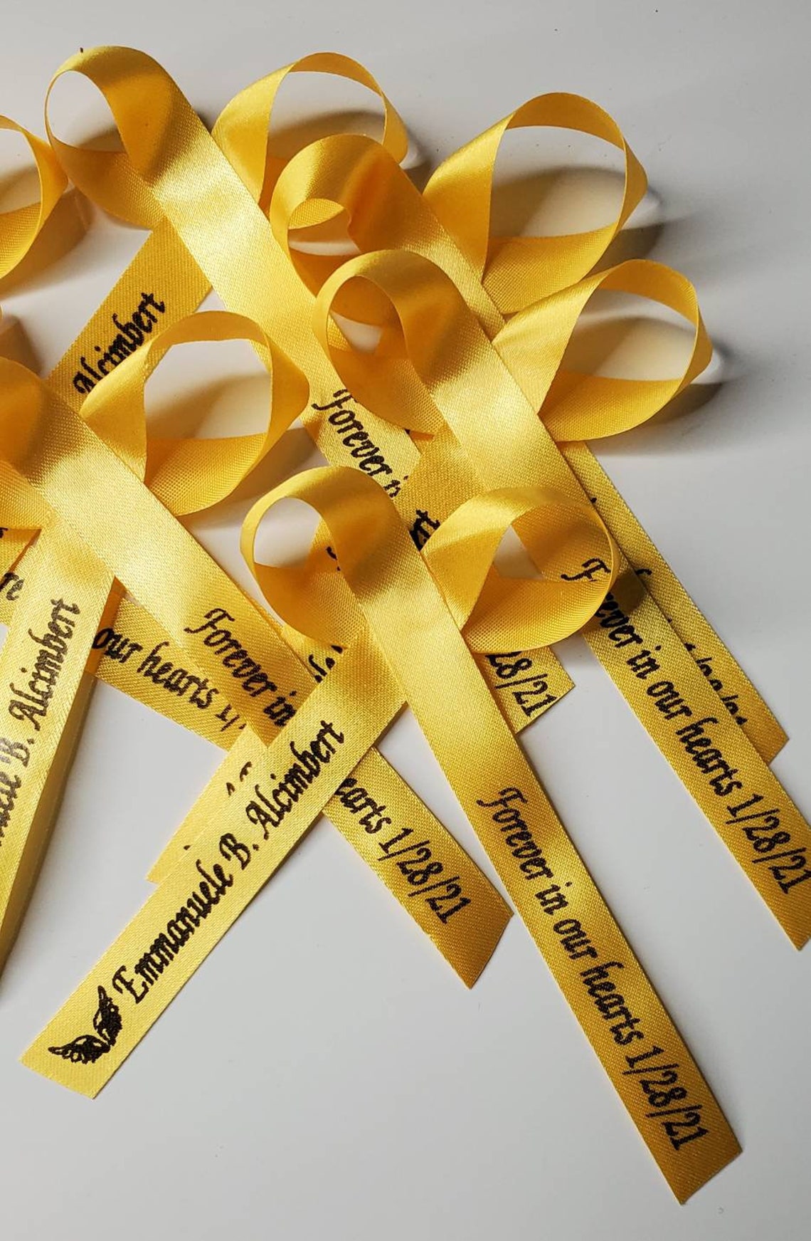 Personalized Memorial Ribbons for Celebration of Life Party - Etsy