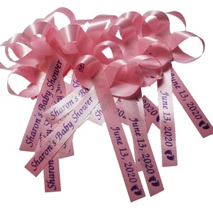 Personalized Ribbons Bridal Shower Wedding Birthday Party Baby Shower ...