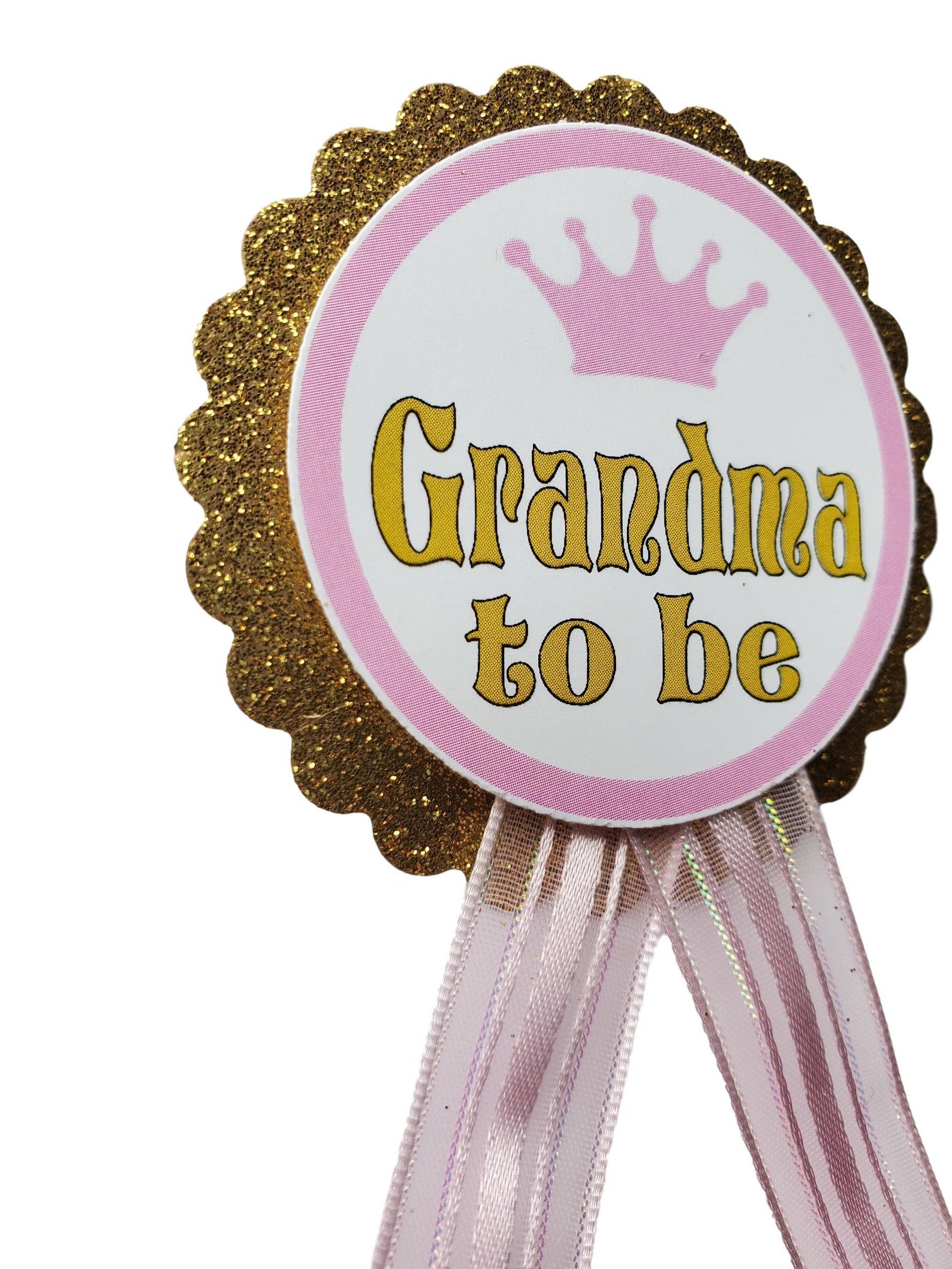 Personalized Princess Baby Shower Pin Pink Gold Pin for Dad - Etsy