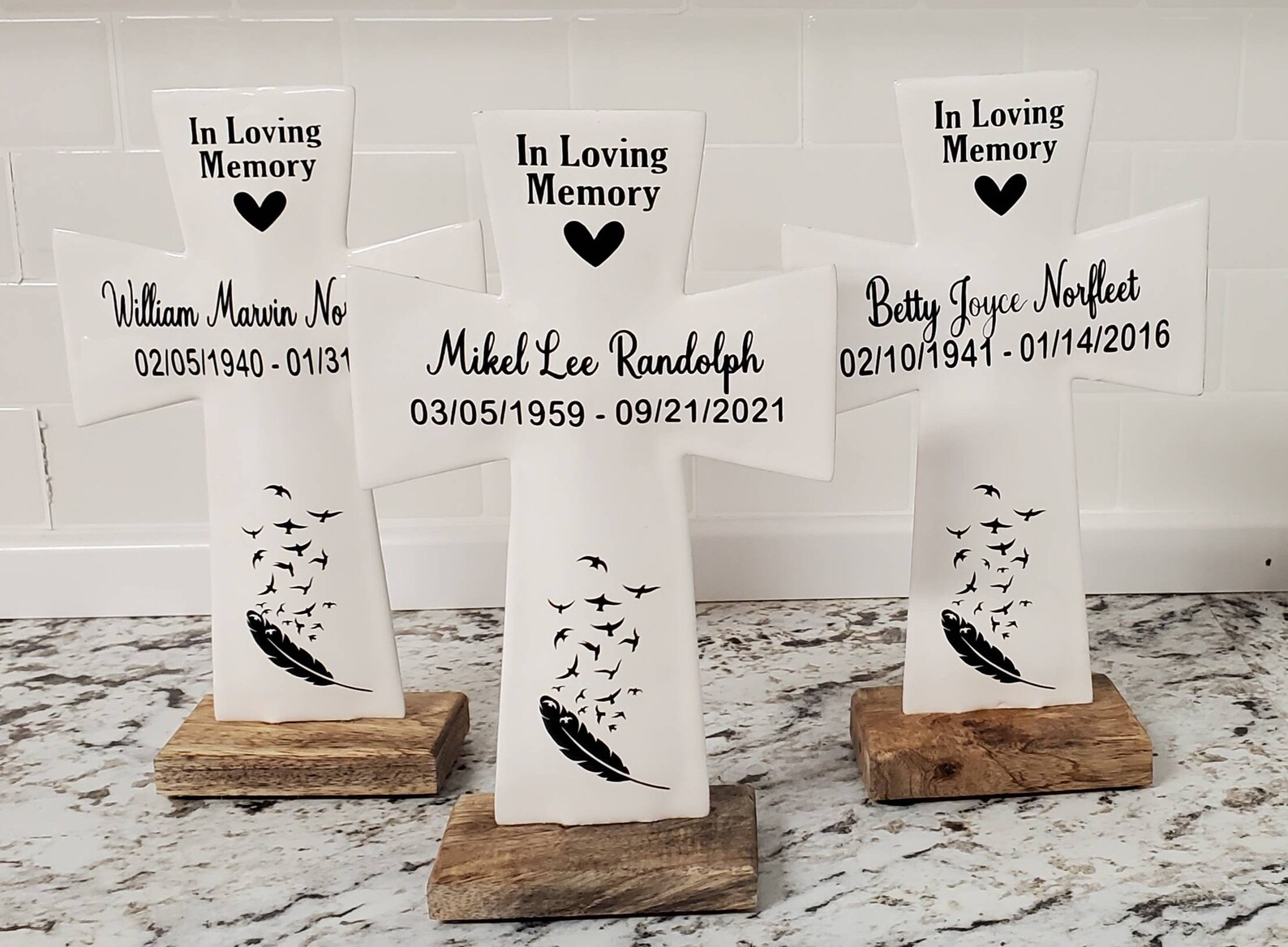 Personalized Memorial Gift Cross for Funeral or Celebration of - Etsy