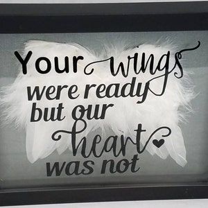 Miscarriage Memorial Box - Wings Were Ready Infant Loss Grieving With ...