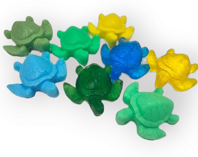 12 TURTLE LOLLIPOPS - Turtle Party Favors - Etsy