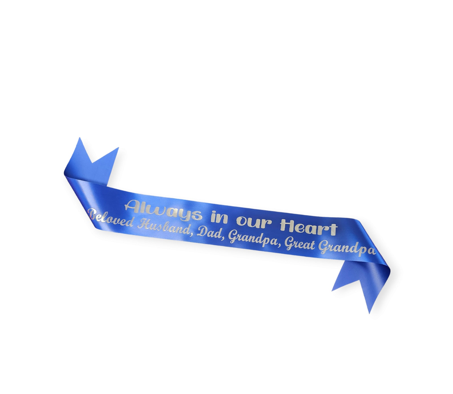 Personalized Memorial Funeral Sash Ribbon or Celebration of Life in ...