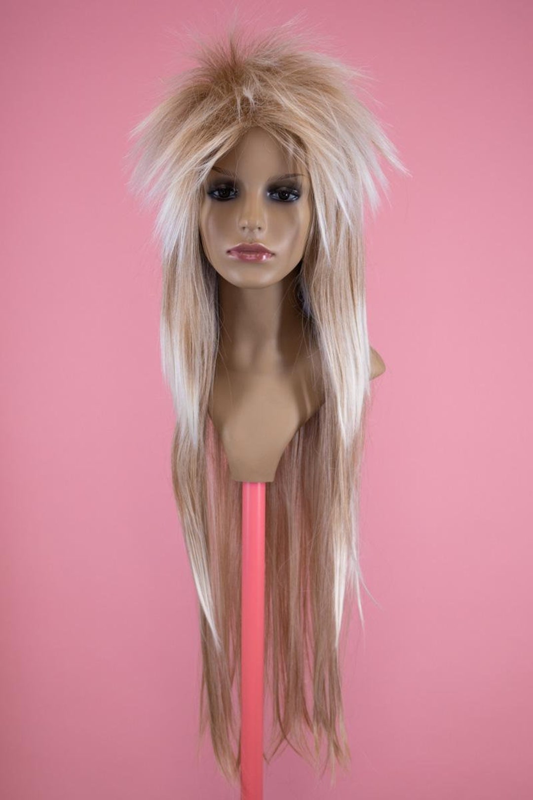 Blonde Wig Spike Punk Ziggy Stardust 70s 80s Rocker - Etsy