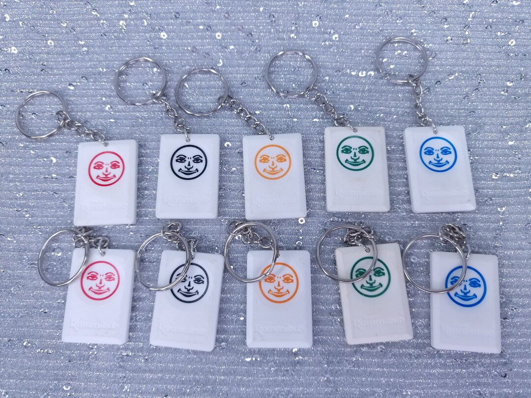 Rummikub Tile Joker Key Chain Keychain Upcycle Custom Made Vintage ...