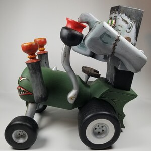 Frankenstein's Monster, Rat Fink, Rat Rod, Bomb Sculpture - Original ...