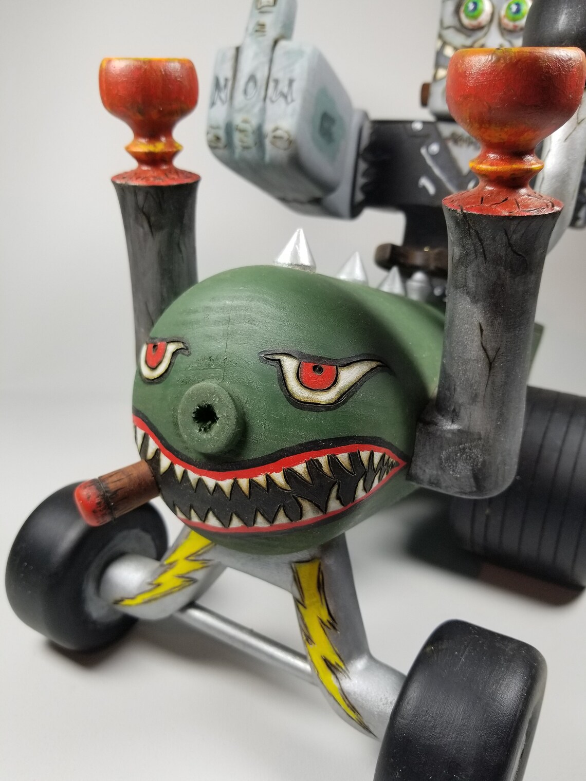 Frankenstein's Monster Rat Fink Rat Rod Bomb Sculpture - Etsy