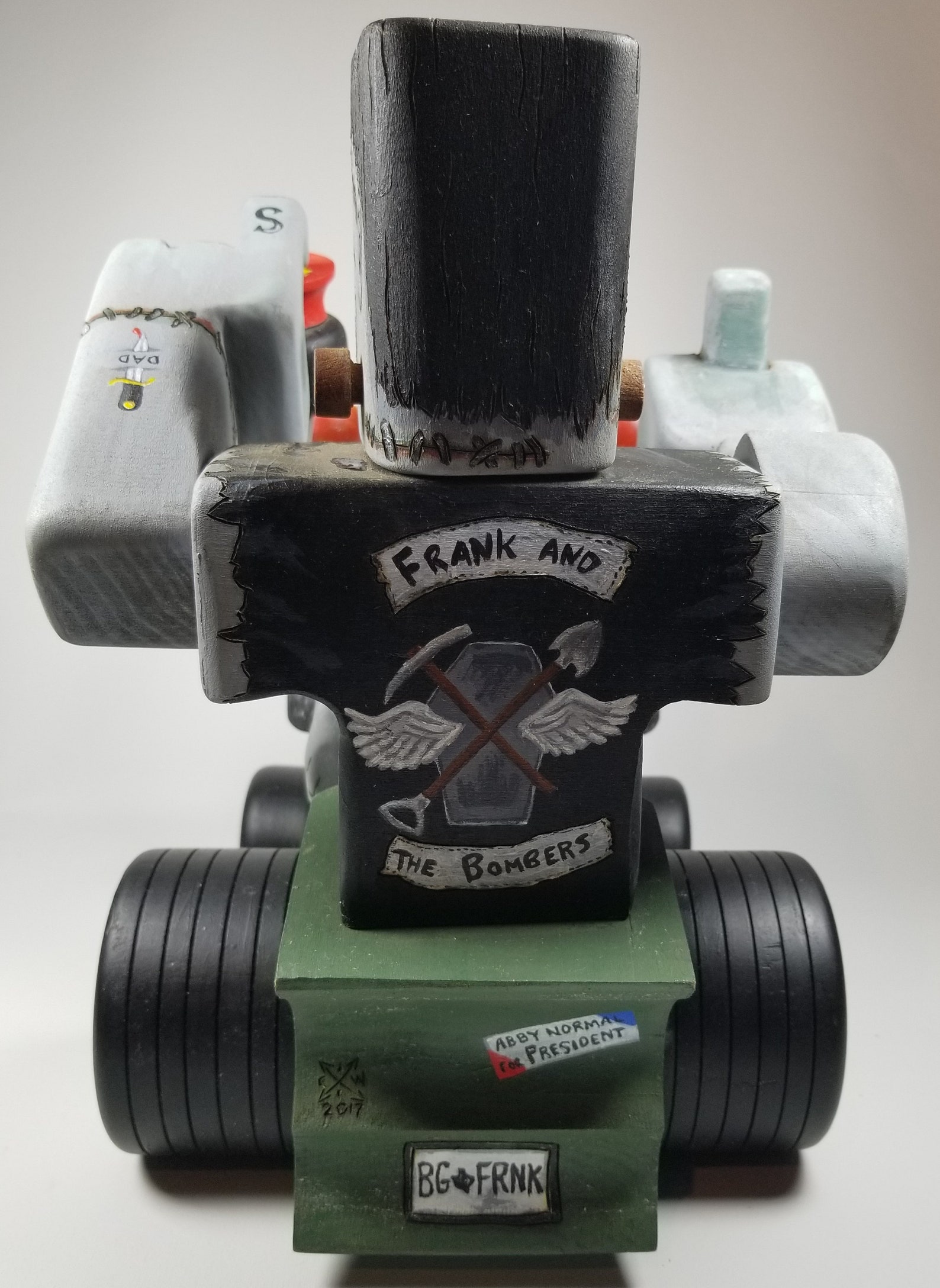Frankenstein's Monster Rat Fink Rat Rod Bomb Sculpture - Etsy
