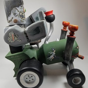 Frankenstein's Monster, Rat Fink, Rat Rod, Bomb Sculpture - Original ...
