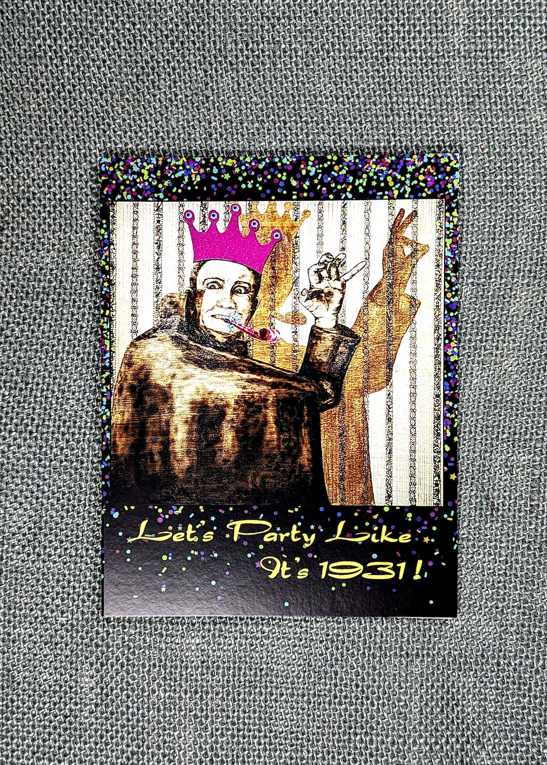 Bela Lugosi Dracula Greeting Card, Vampire Goth Party - Etsy