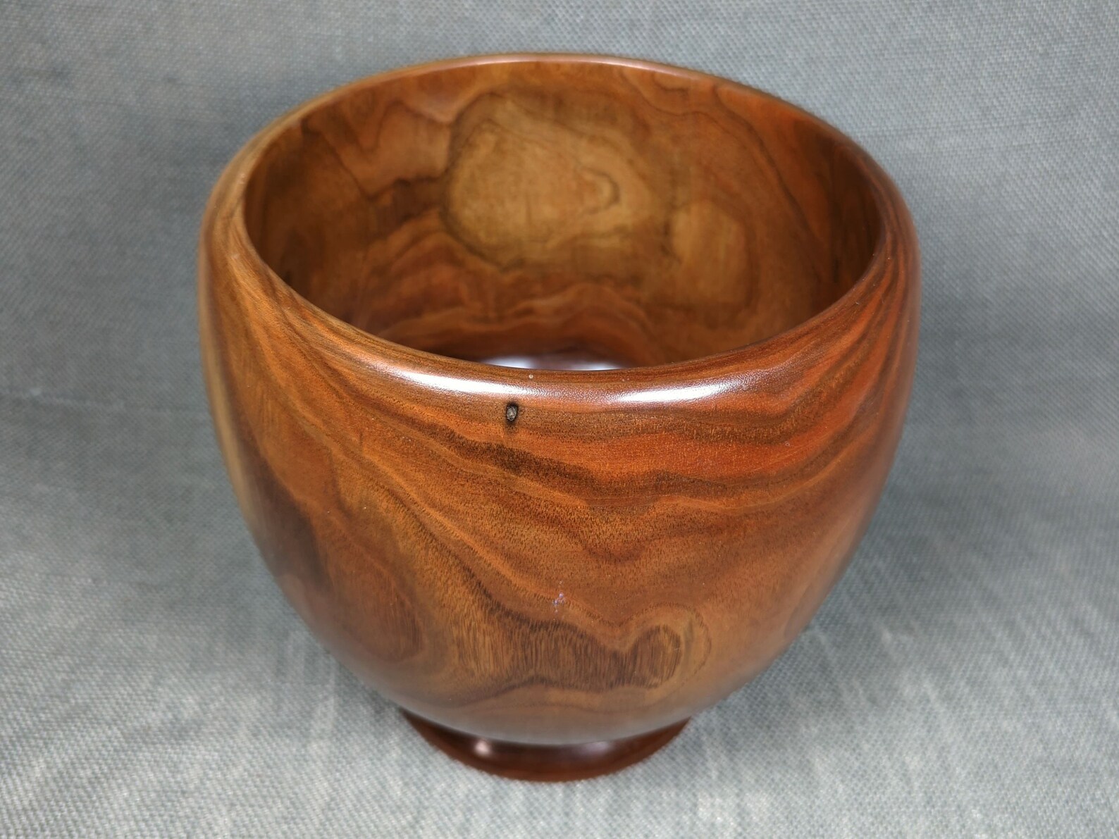 Hand Turned Black Walnut Wood Large Bowl - Etsy