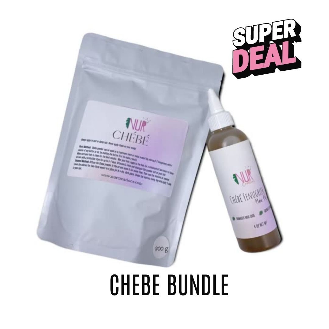 CHEBE Bundle Chebe Fenugreek Hair Oil Authentic Chebe Powder - Etsy