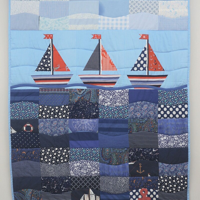 Nautical Quilt - Etsy