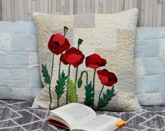 Poppy pillows | Etsy