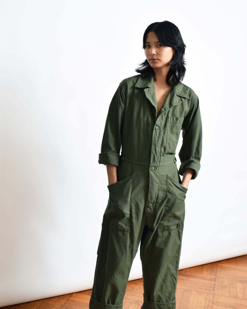 Vintage Flight Suit Mechanic Coveralls Boiler Suit Work Wear - Etsy Ireland