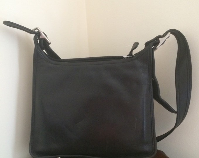 COACH 9966 Vintage Legacy Black Leather Shoulder Bag Crossbody ...