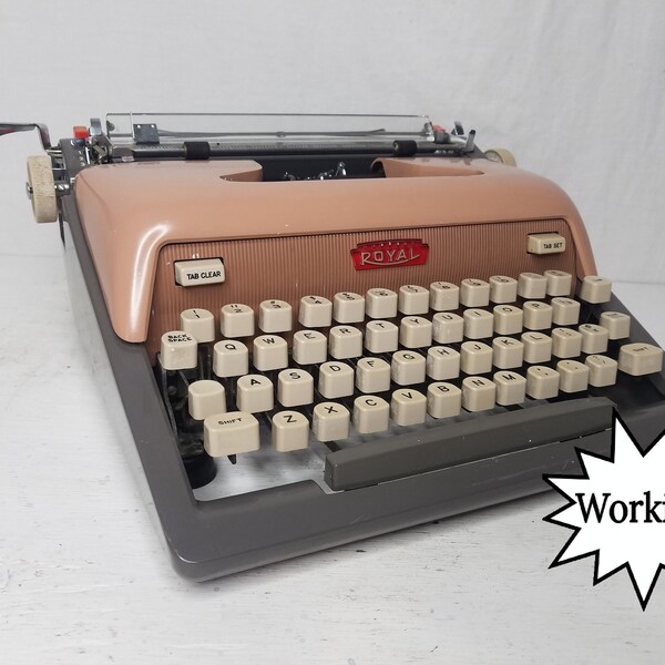 Pink Typewriter - Etsy