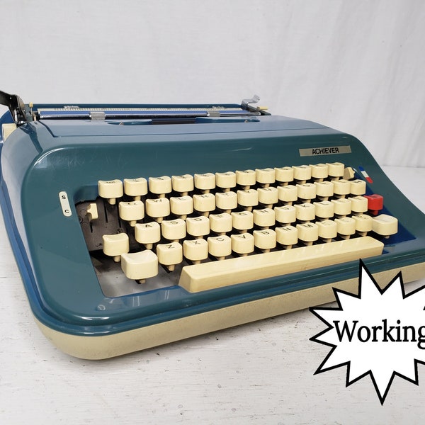 Blue Typewriter - Etsy